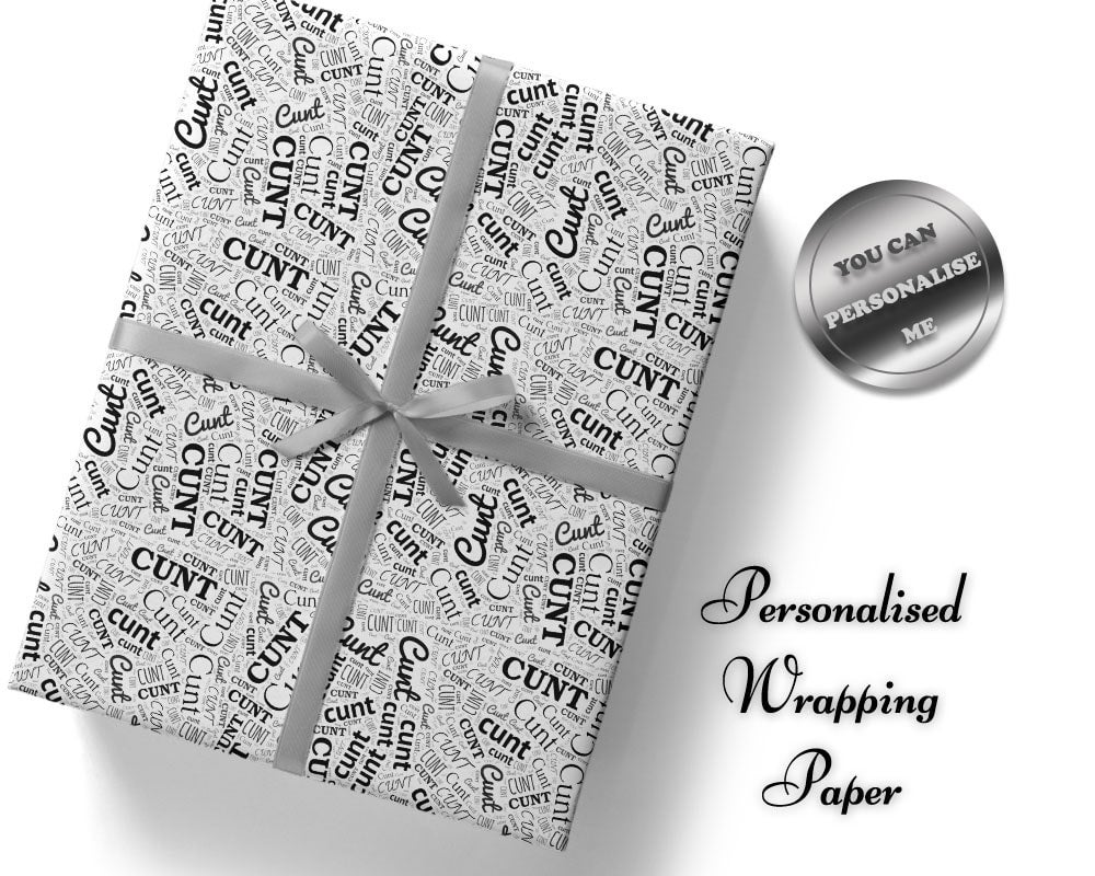 Birthday Wrapping Paper Adult